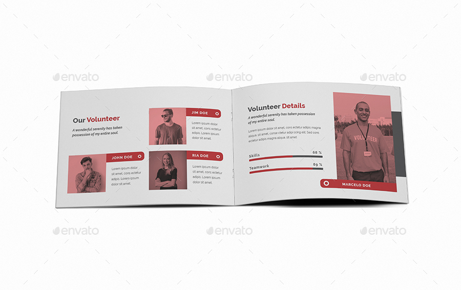 Charity A5 Brochure Template, Print Templates | GraphicRiver