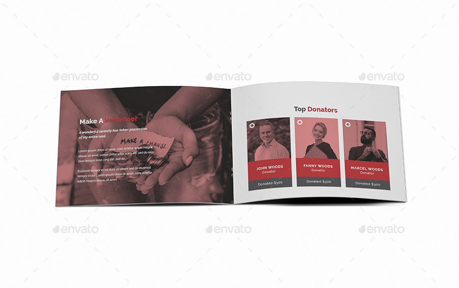 Charity A5 Brochure Template, Print Templates | GraphicRiver