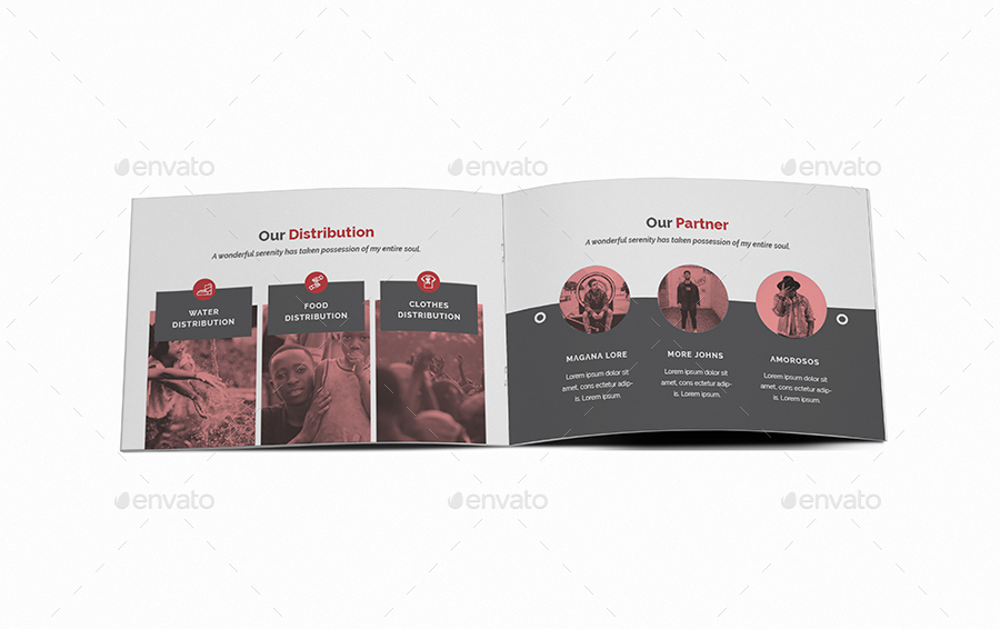 Charity A5 Brochure Template, Print Templates | GraphicRiver
