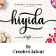 Hiyida Script Font, Fonts | GraphicRiver