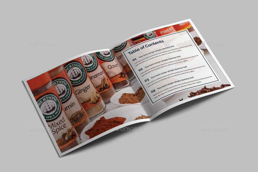 Recipe Book - Cook Brochure, Print Templates | GraphicRiver