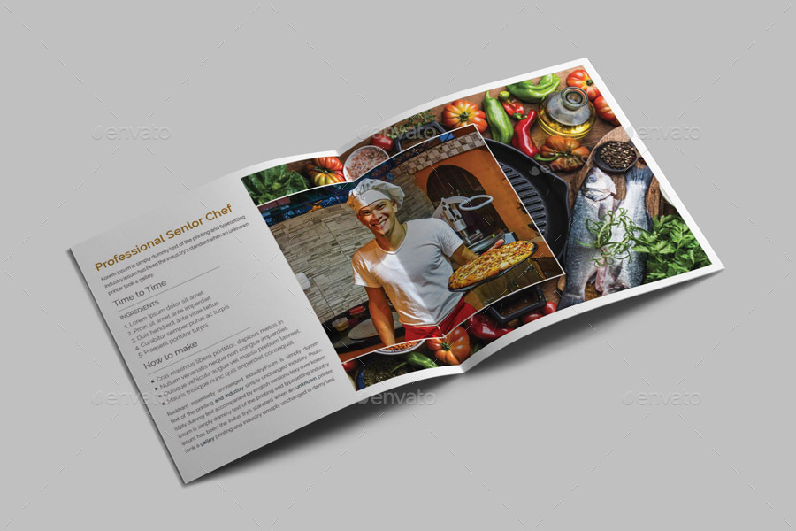 Recipe Book - Cook Brochure, Print Templates | GraphicRiver