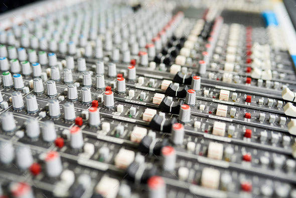 Close-up of control panel knobs Stock Photo by seventyfourimages ...