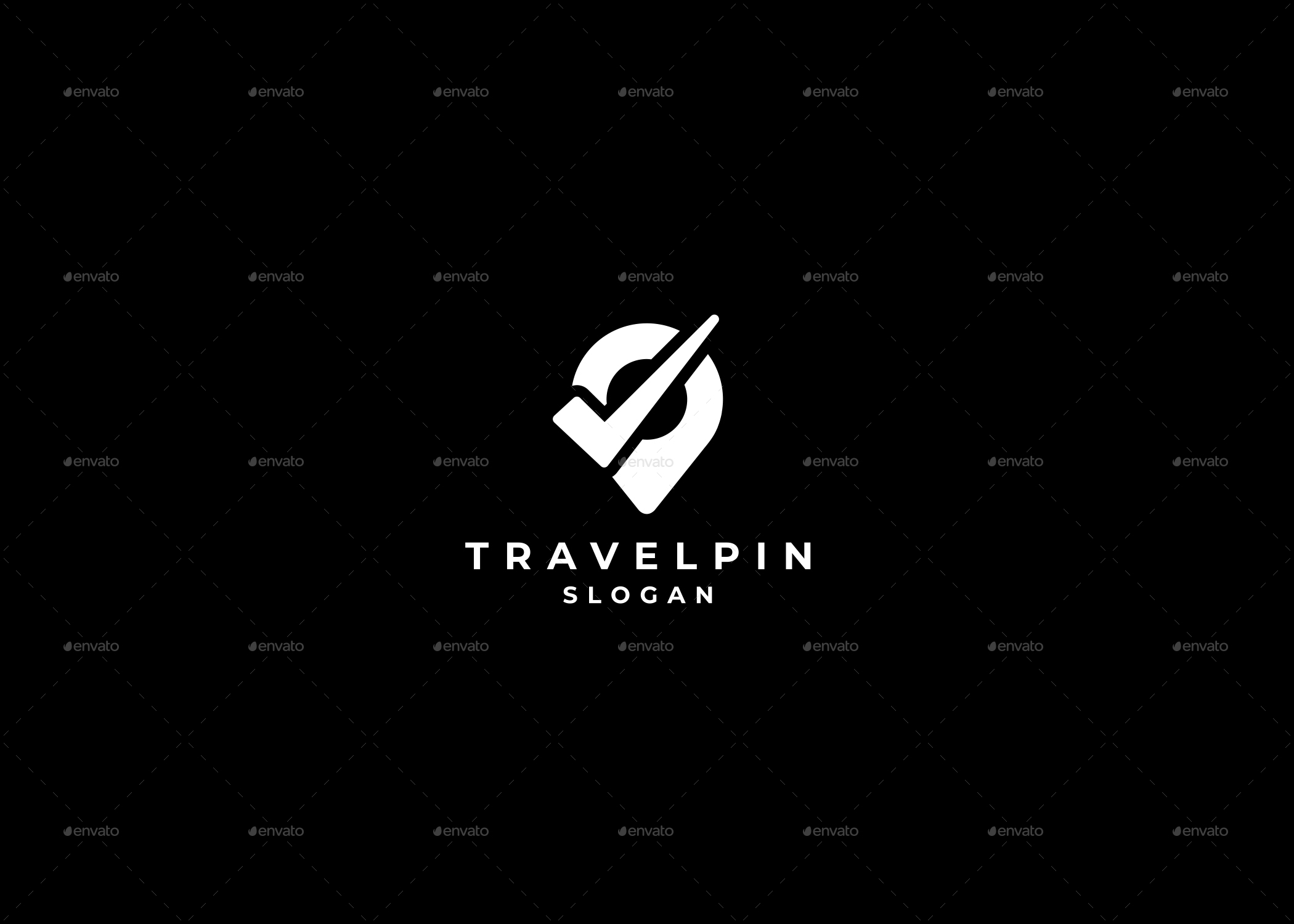 Travel Pin Logo, Logo Templates | GraphicRiver