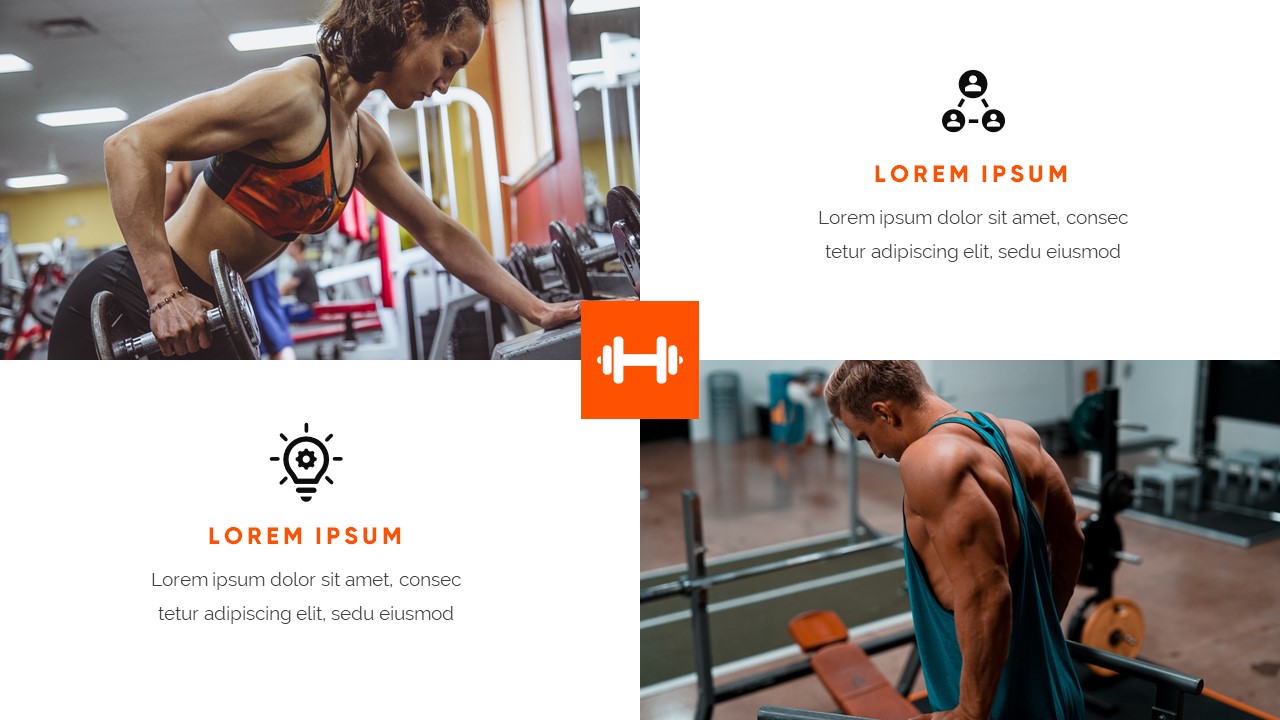 RAGA - Sport Center & Gym Google Slides Template by onelinerdesign