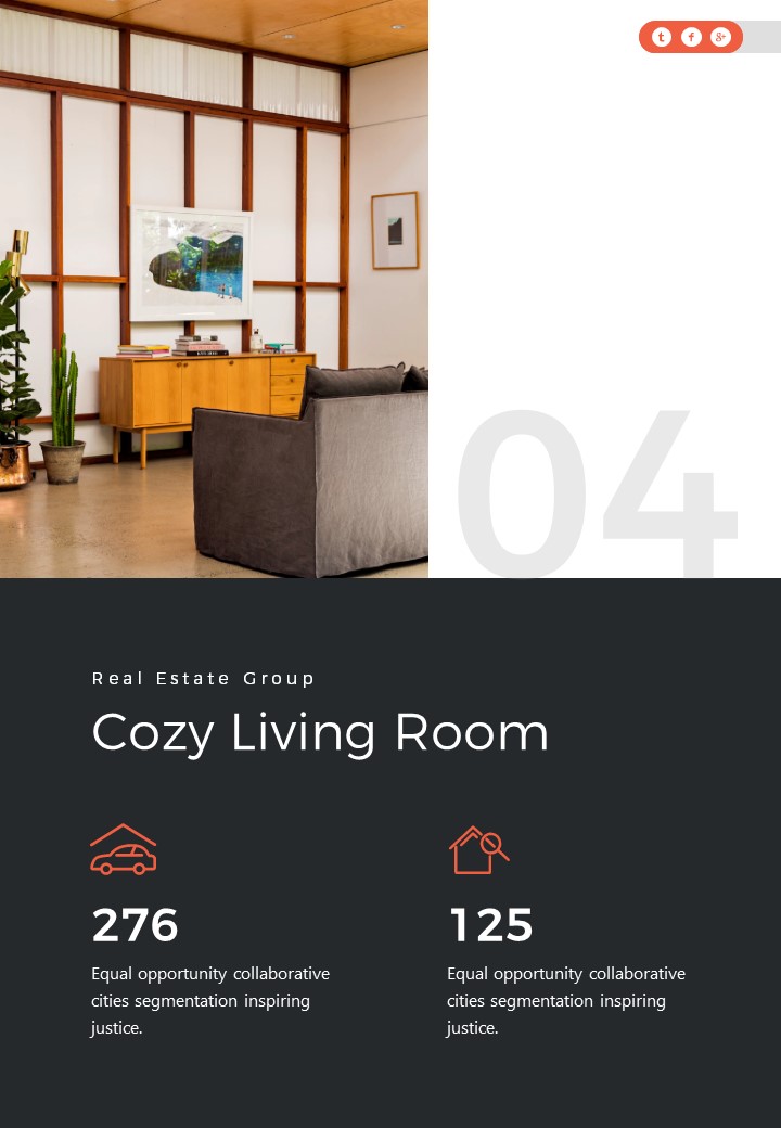 Milestate Portrait Real Estate PowerPoint Template, Presentation Templates