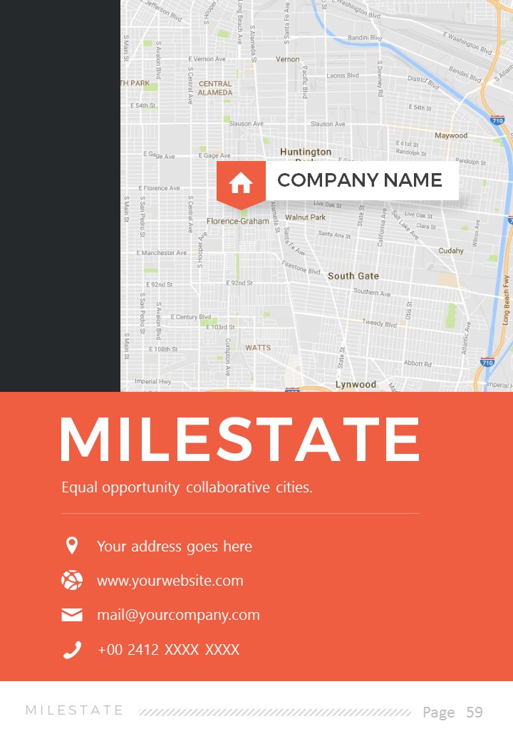 Milestate Portrait Real Estate PowerPoint Template by BrandEarth ...