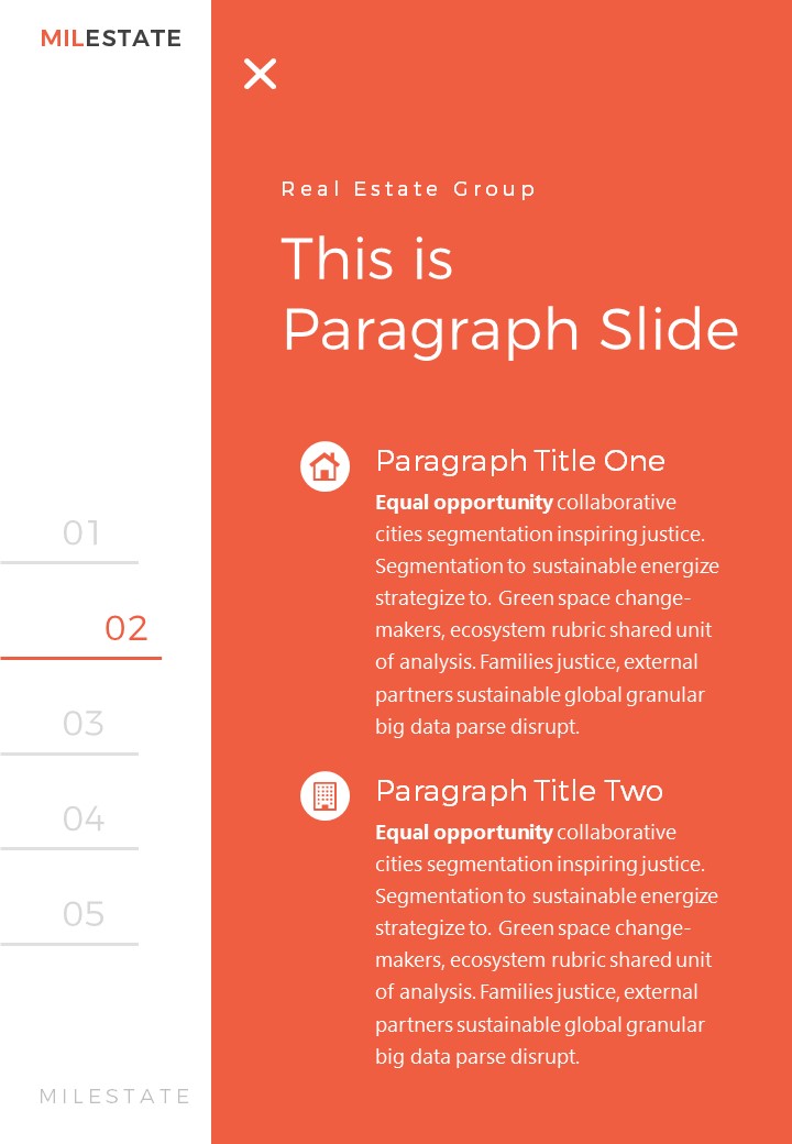 Milestate Portrait Real Estate PowerPoint Template by BrandEarth ...