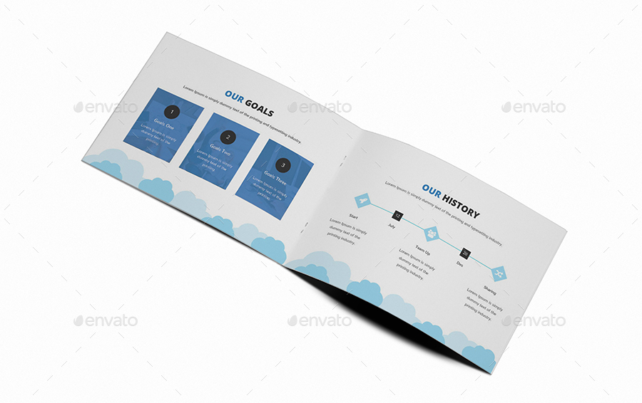Hosting A5 Brochure Template, Print Templates | GraphicRiver