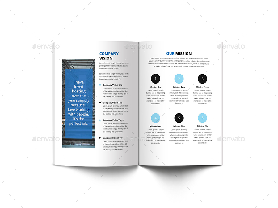 Hosting A4 Brochure Template, Print Templates | GraphicRiver