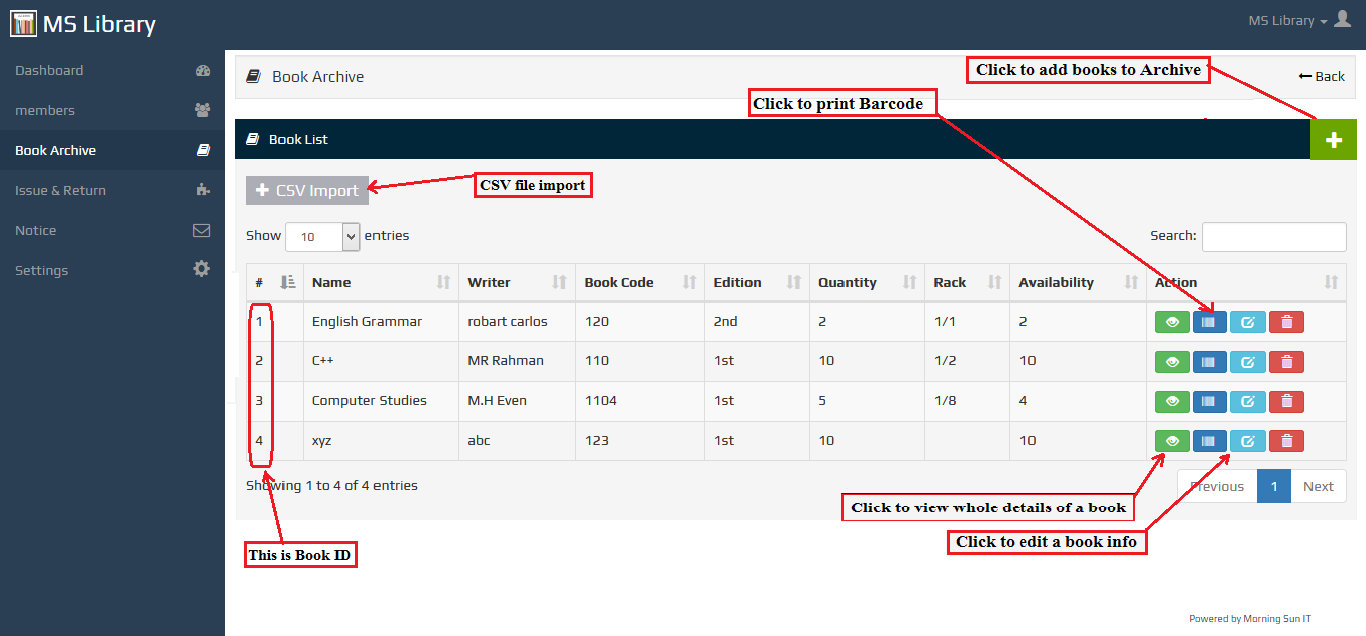 MS Library by morningsunit | CodeCanyon