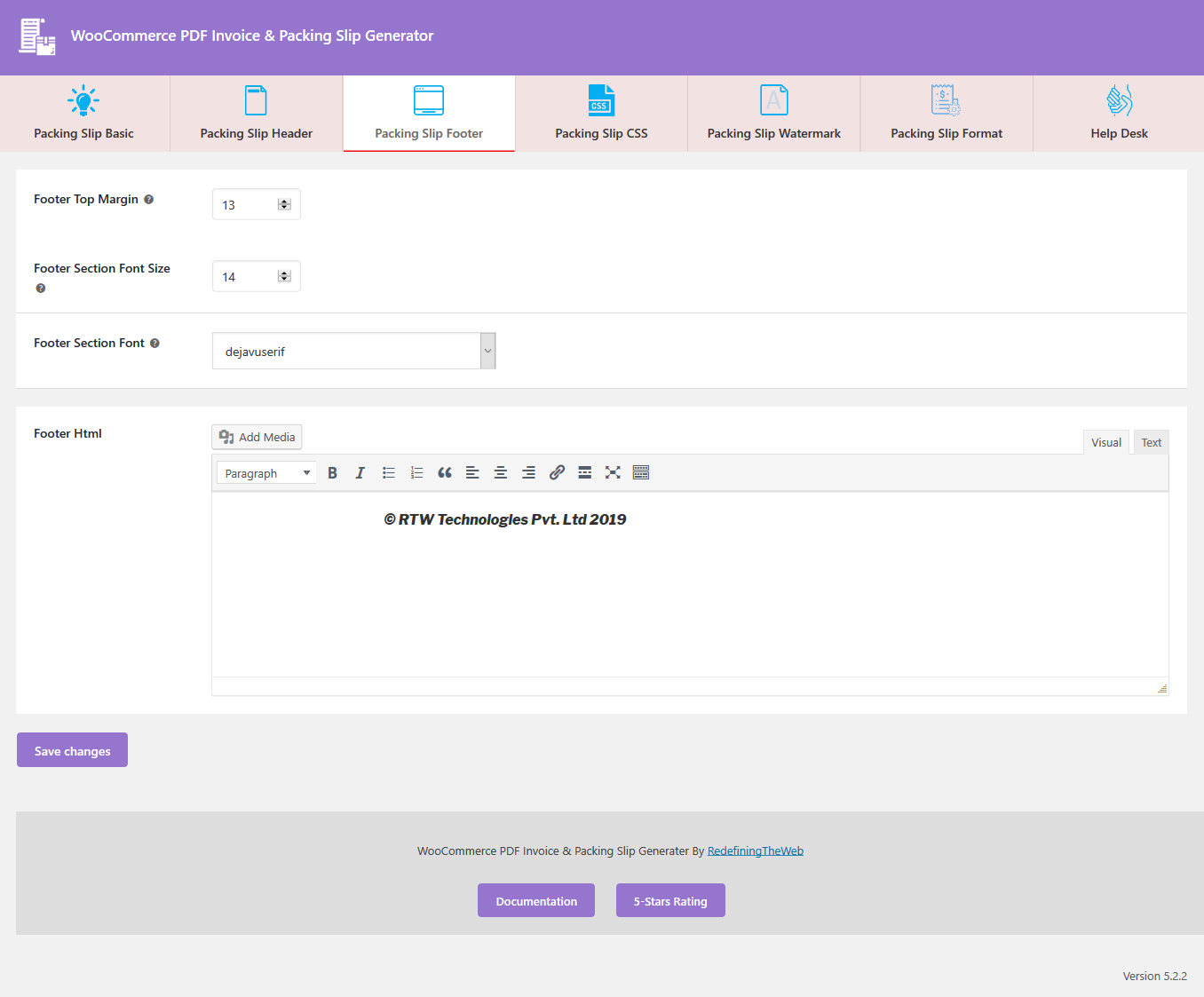 WooCommerce PDF Invoice & Packing Slip with Credit Note by RedefiningTheWeb