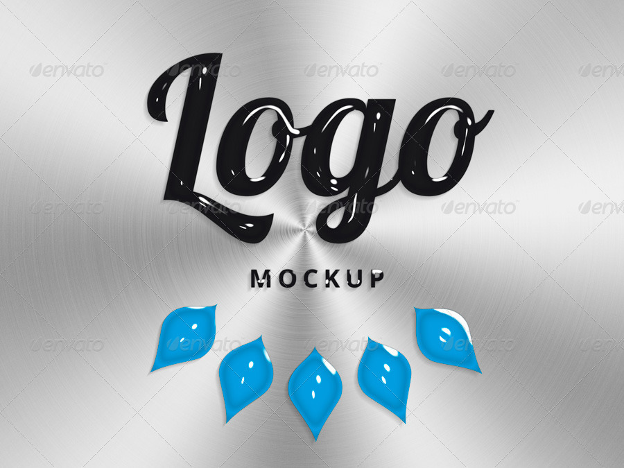 Glossy Logo Mock-up, Graphics | GraphicRiver