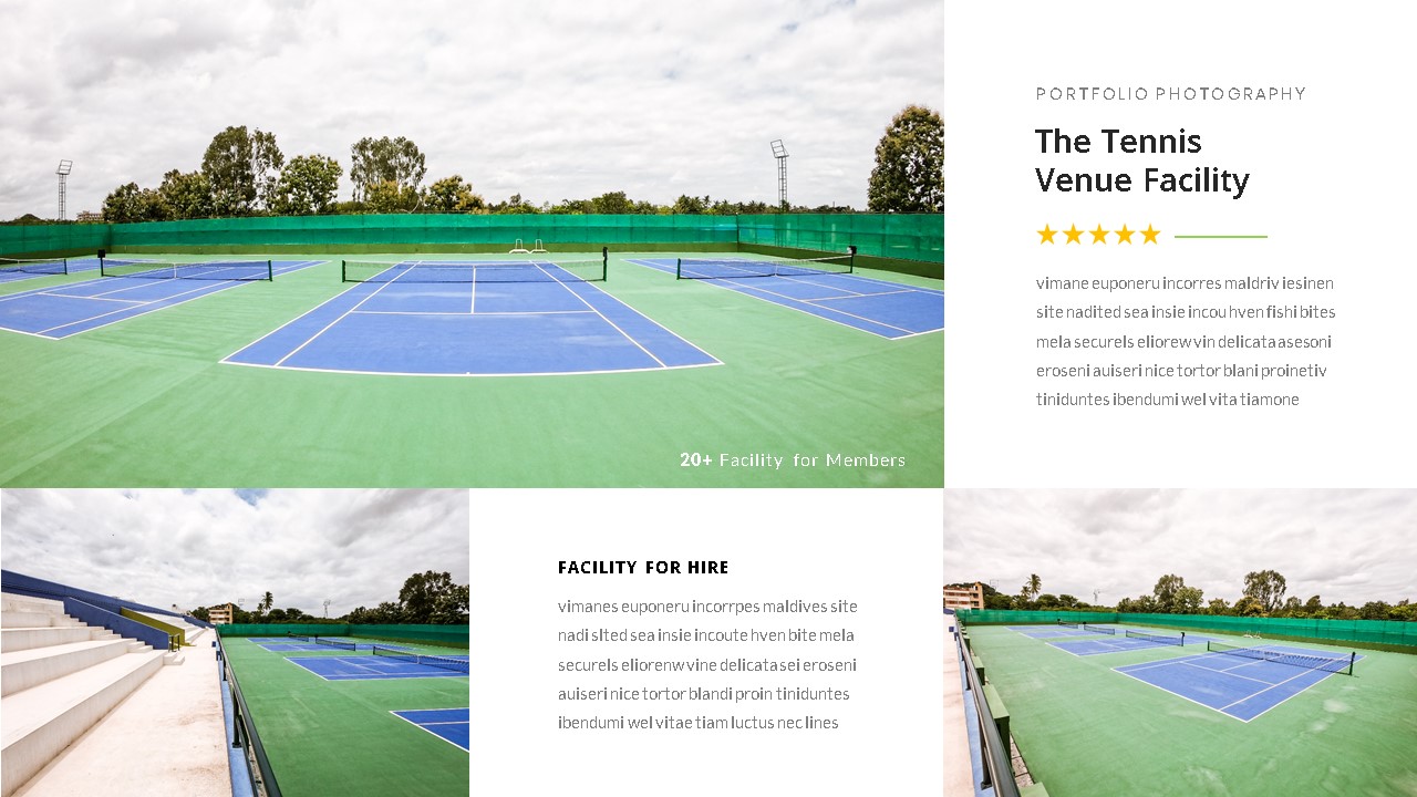 Tennis-Sport PowerPoint Template, Presentation Templates | GraphicRiver