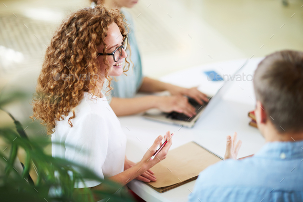 Explaining ideas Stock Photo by Pressmaster | PhotoDune