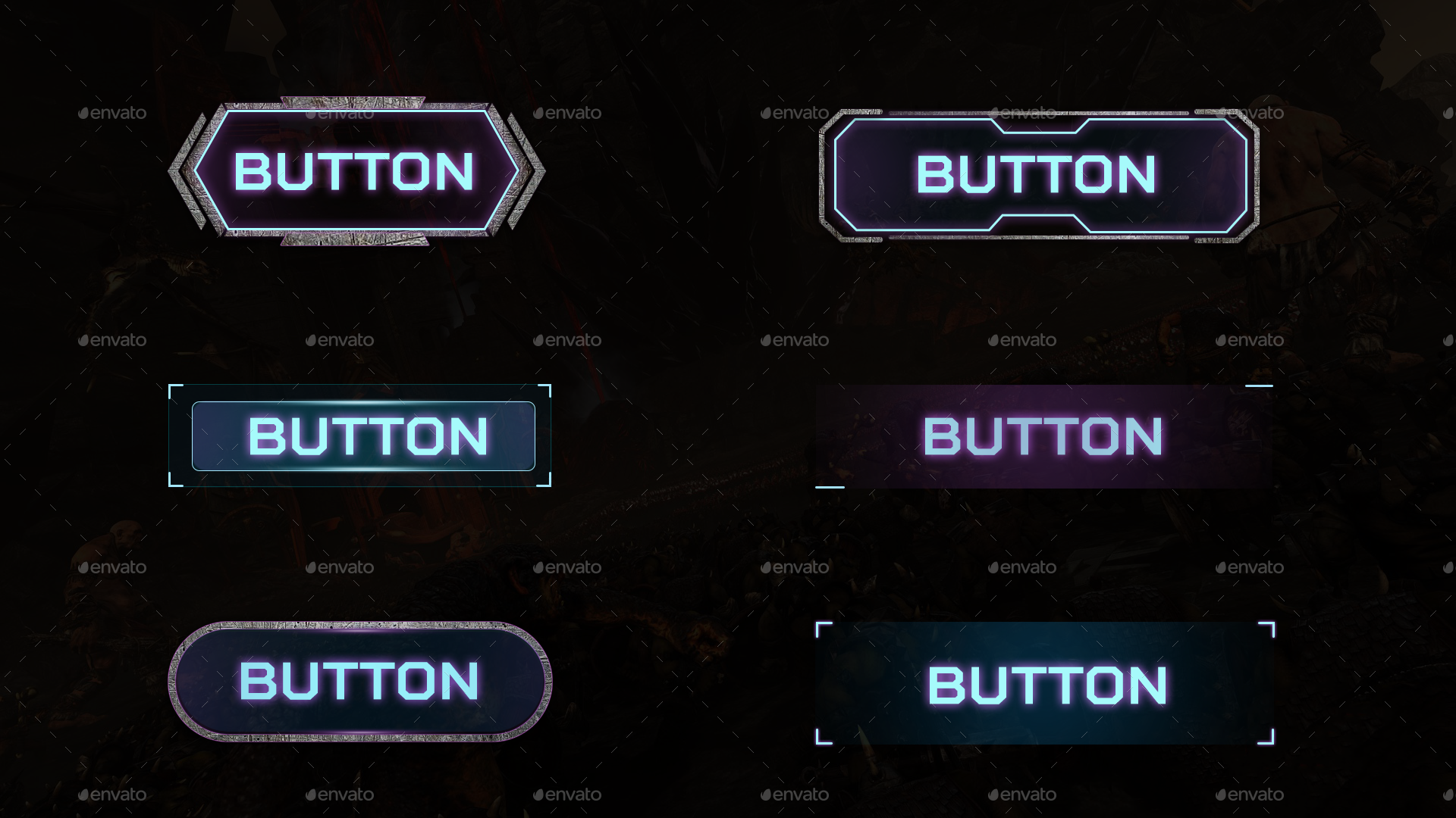 Sci Fi UI Components - SciFi GUI Pack, Game Assets | GraphicRiver
