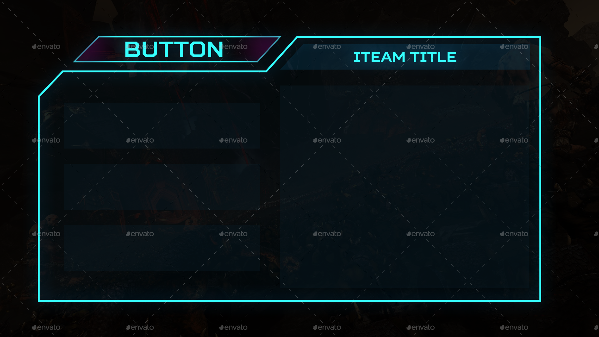 Sci Fi UI Components - SciFi GUI Pack, Game Assets | GraphicRiver