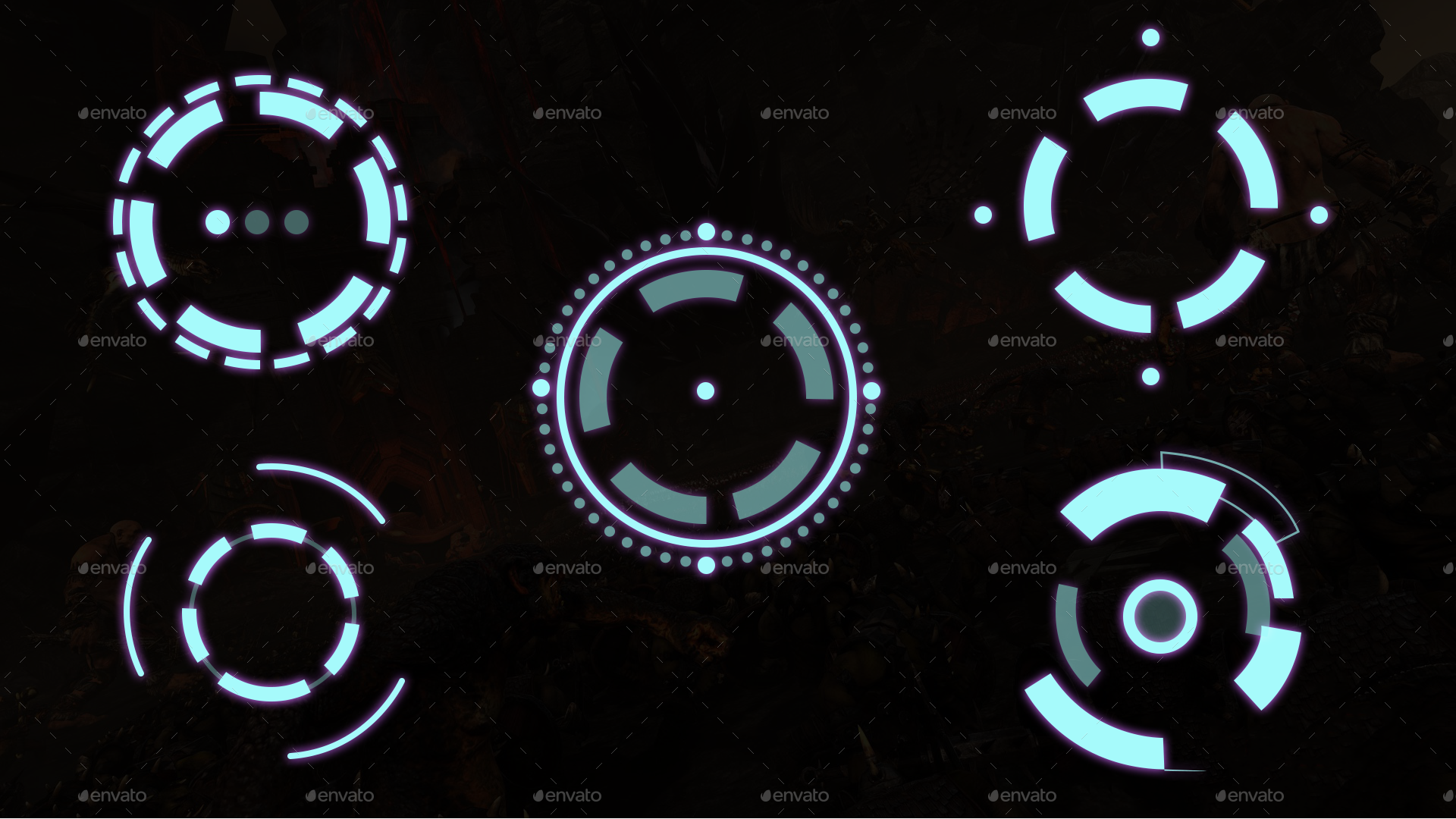 Sci Fi UI Components - SciFi GUI Pack, Game Assets | GraphicRiver
