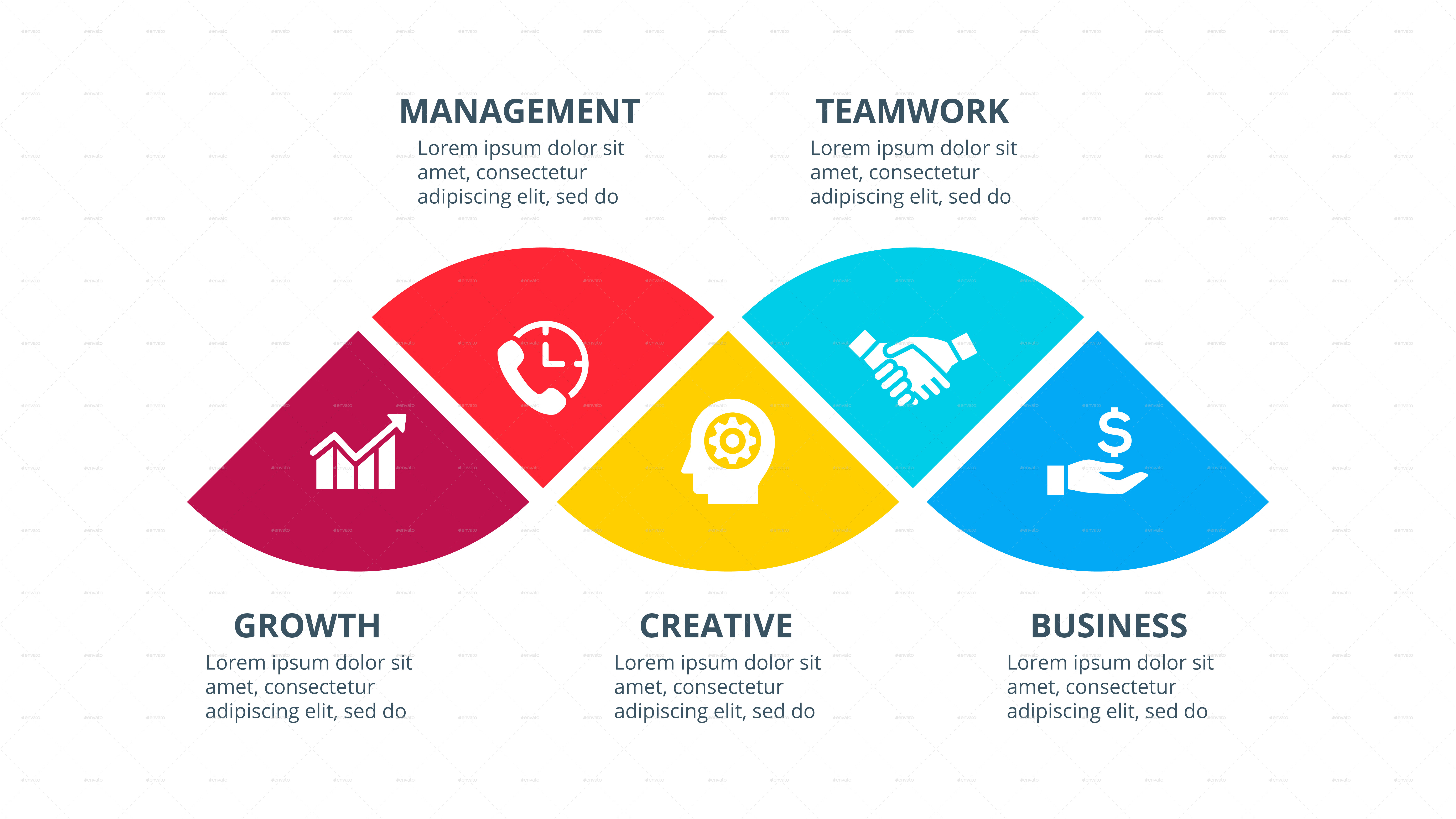 Abstract Infographics Set 02, Infographics | GraphicRiver