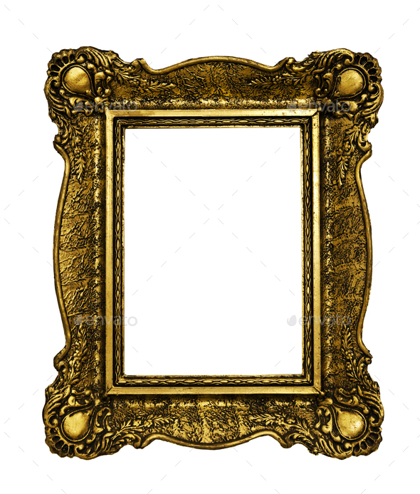 Vintage golden frames Stock Photo by hitdelight | PhotoDune