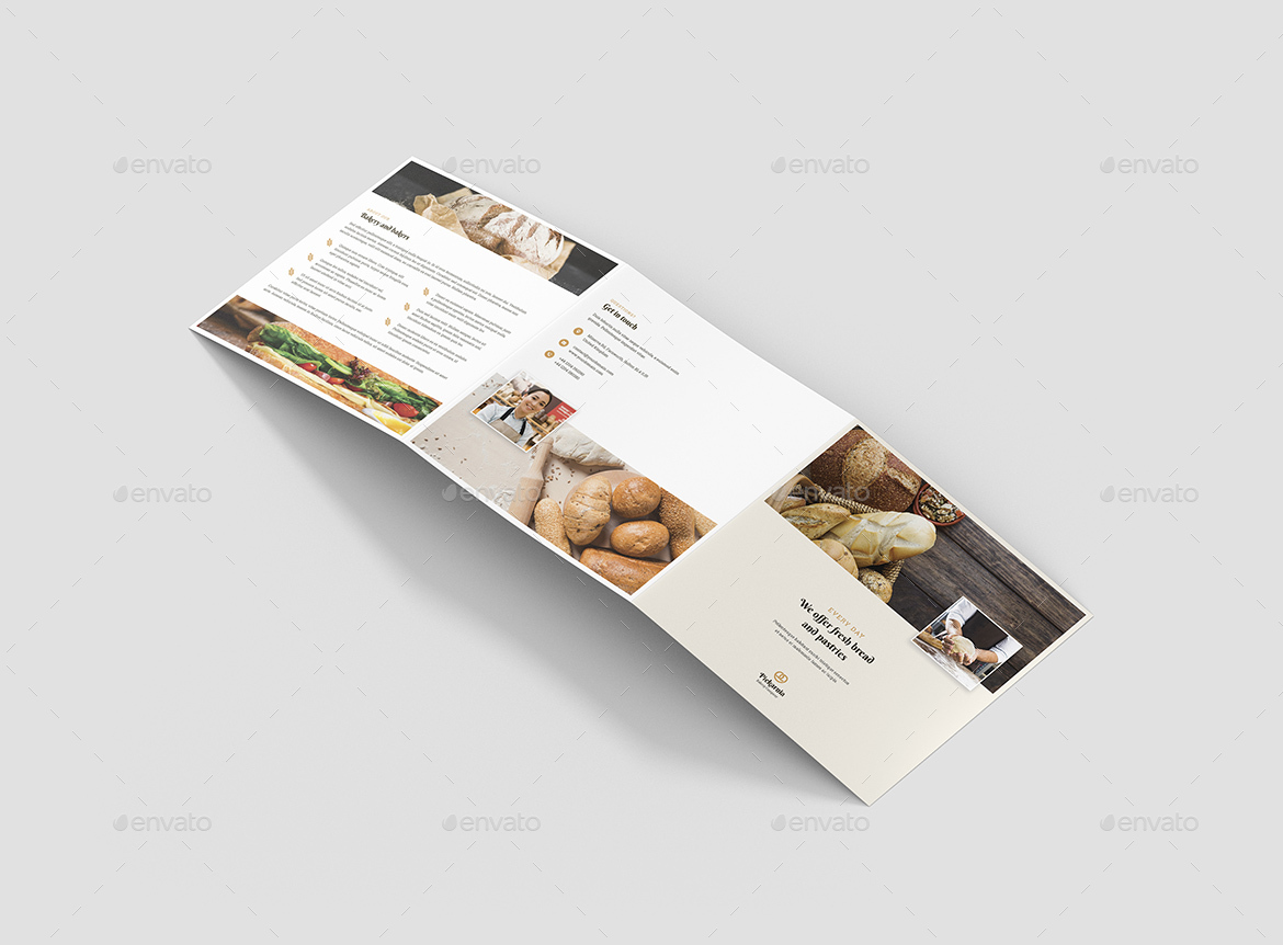 Bakery – Brochures Bundle Print Templates 5 in 1, Print Templates ...