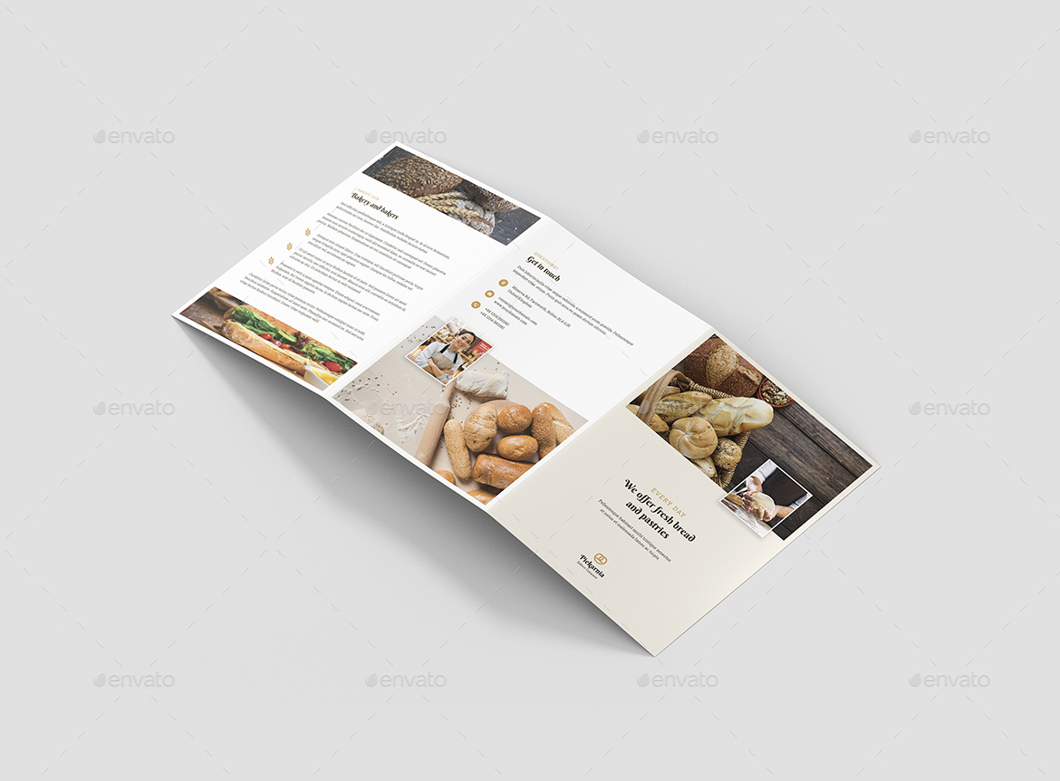 Bakery – Brochures Bundle Print Templates 5 in 1, Print Templates ...
