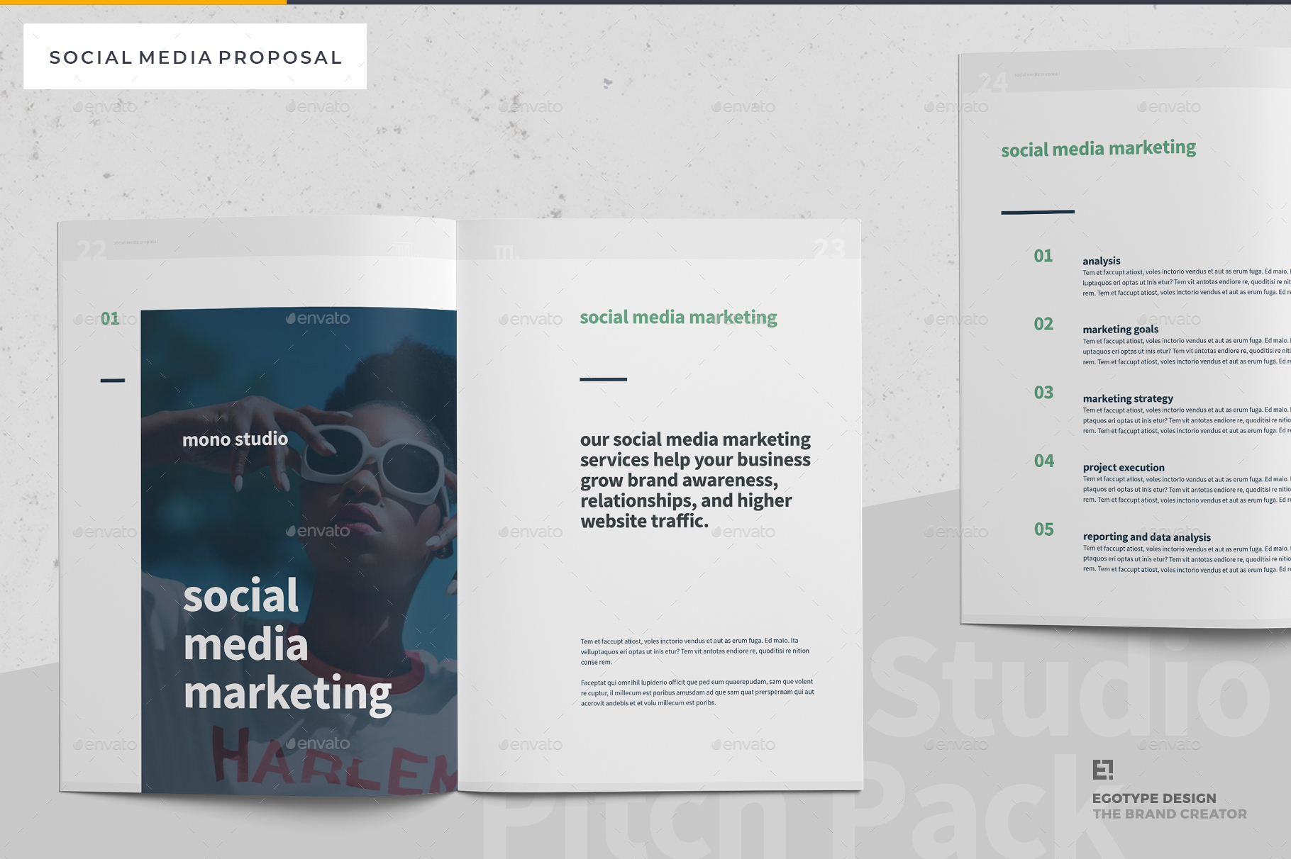 Social Media Proposal, Print Templates | GraphicRiver