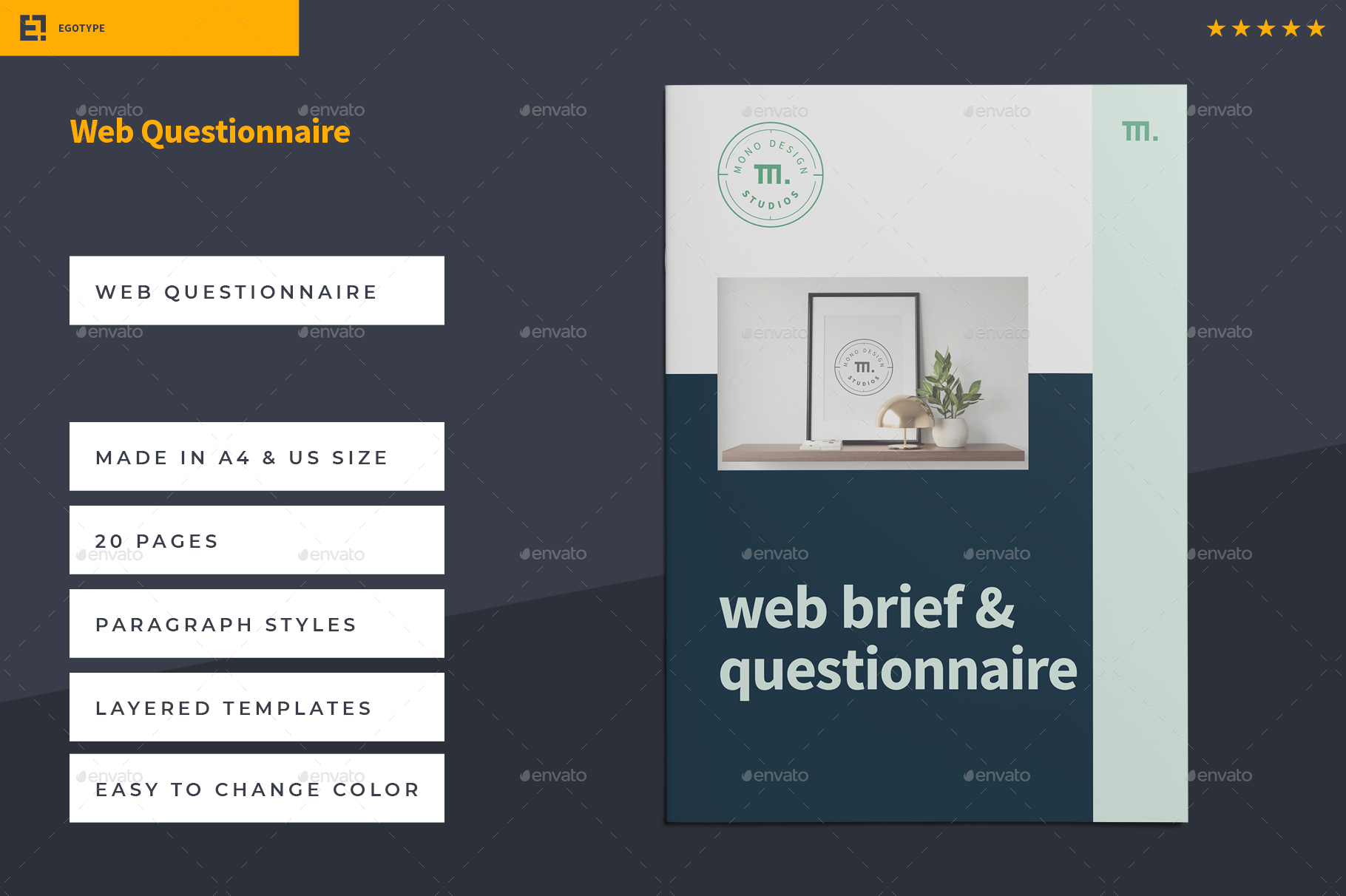 Web Questionnaire, Print Templates | GraphicRiver