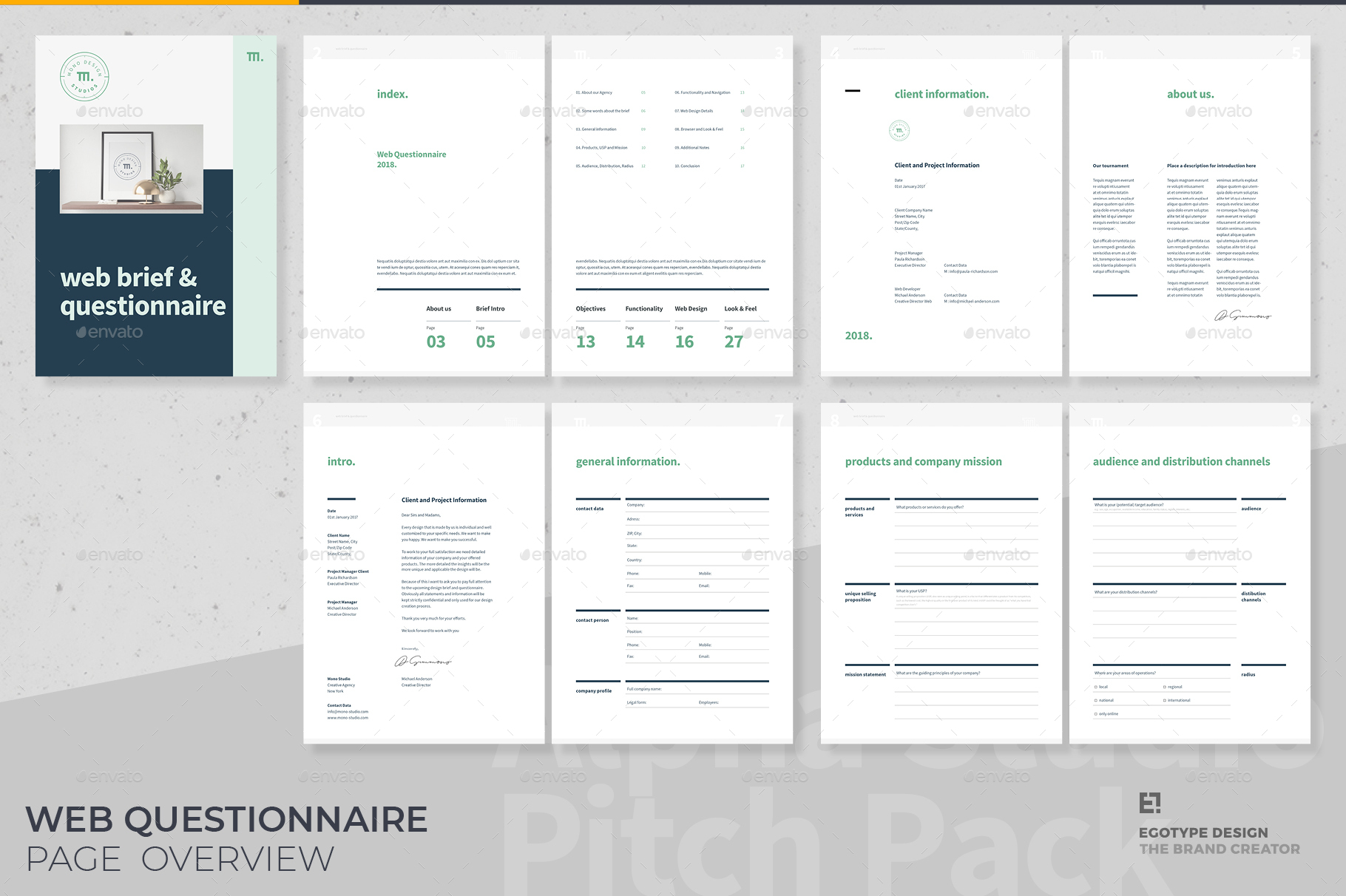 Web Questionnaire, Print Templates | GraphicRiver