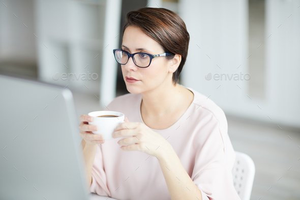 Tea break in office Stock Photo by Pressmaster | PhotoDune