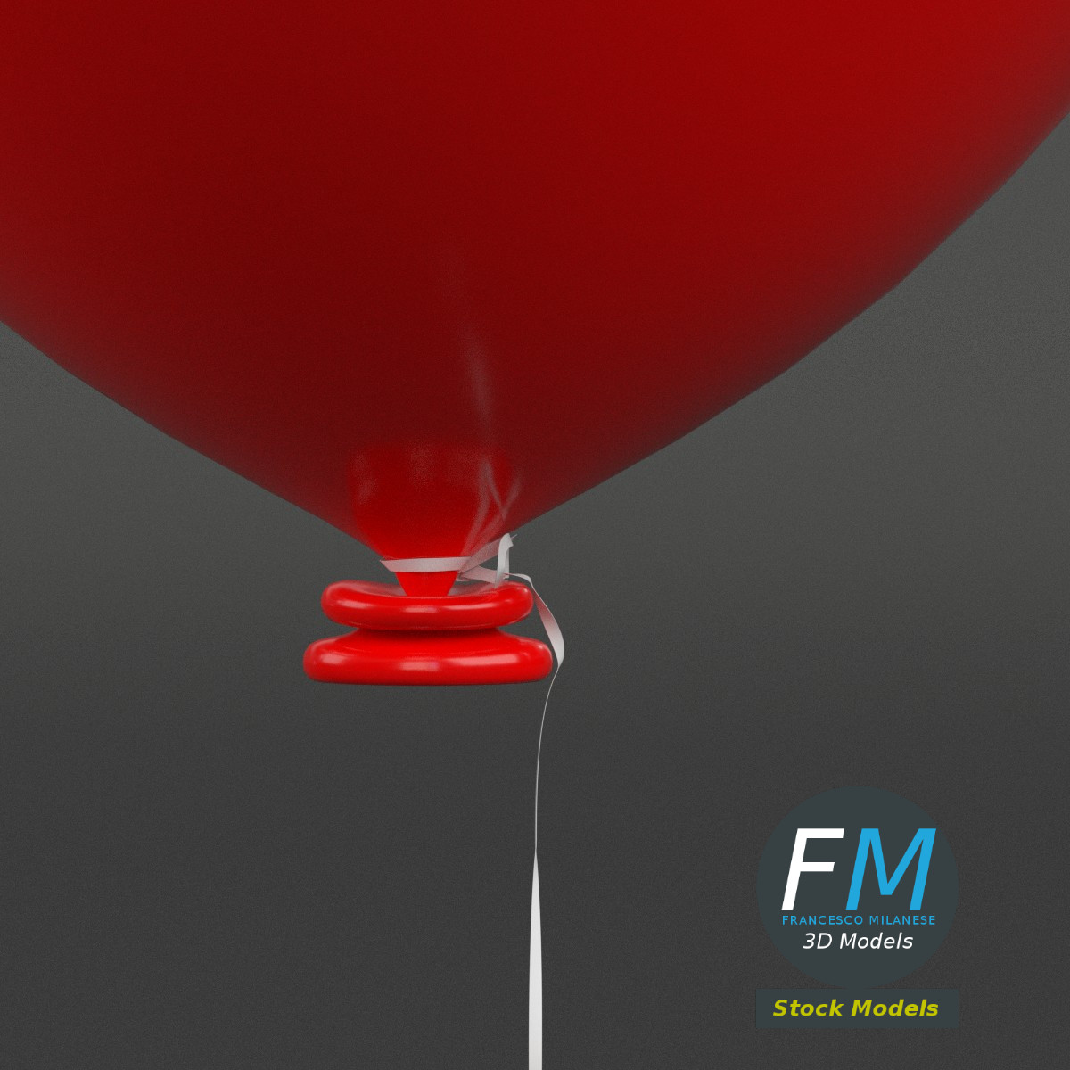 Balloon with a string by FrancescoMilanese85 | 3DOcean