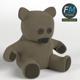 Burlap teddy bear by FrancescoMilanese85 | 3DOcean