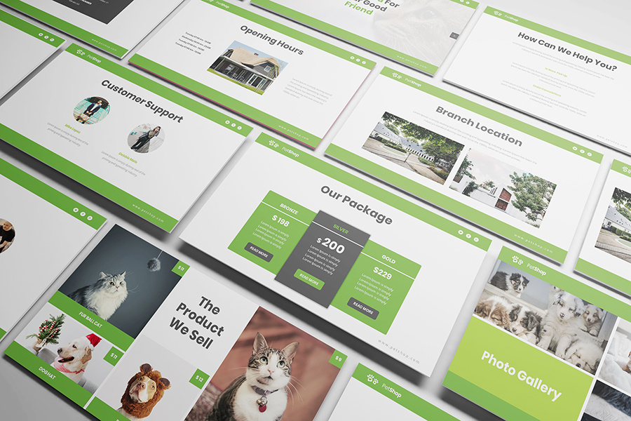 Pet Shop Powerpoint Presentation Template, Presentation Templates ...
