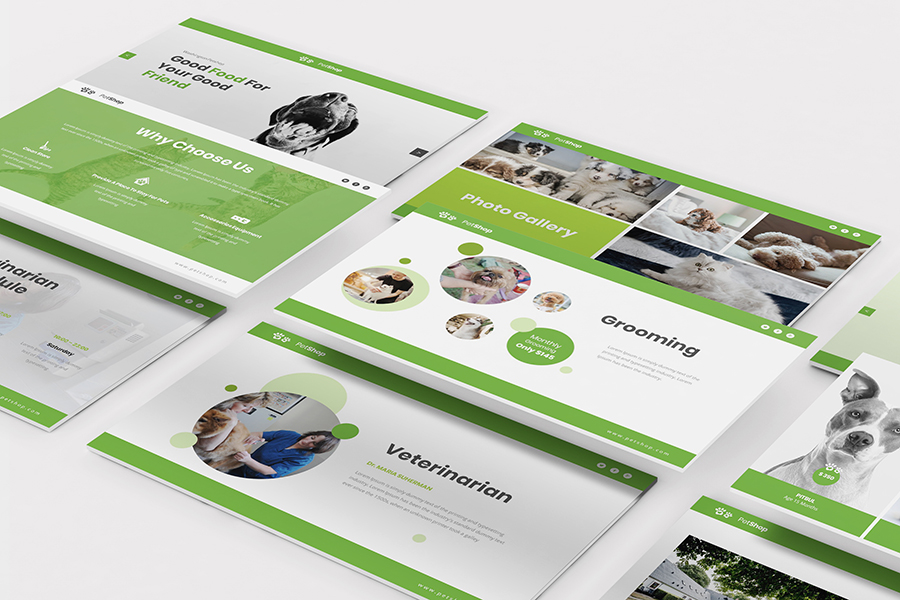 Pet Shop Google Slides Presentation Template by Formatika | GraphicRiver