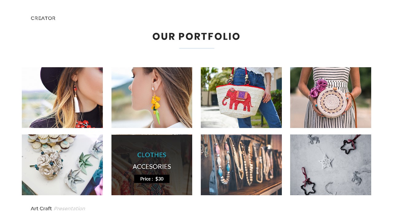 Creator-Art Craft PowerPoint Template, Presentation Templates ...