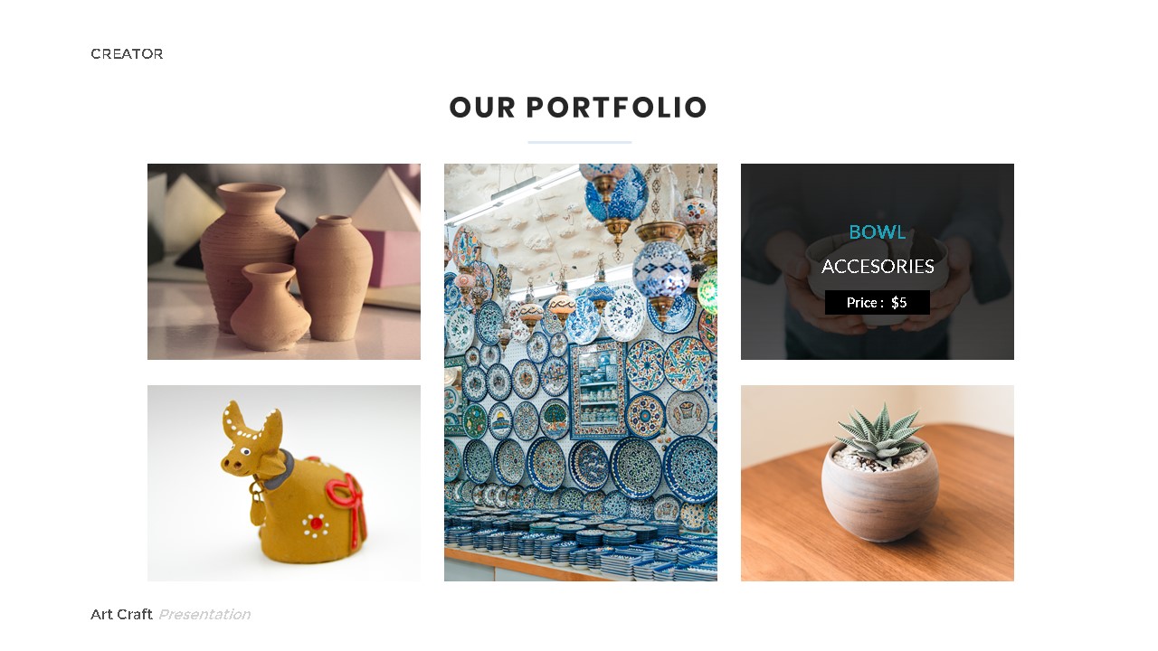 Creator-Art Craft PowerPoint Template, Presentation Templates ...