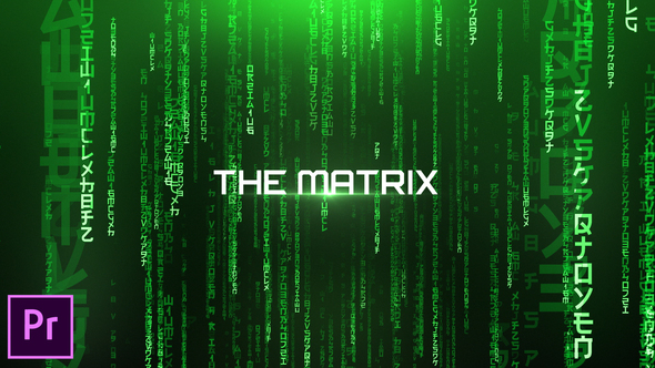 The Matrix - Cinematic Titles - Premiere Pro, Premiere Pro Templates