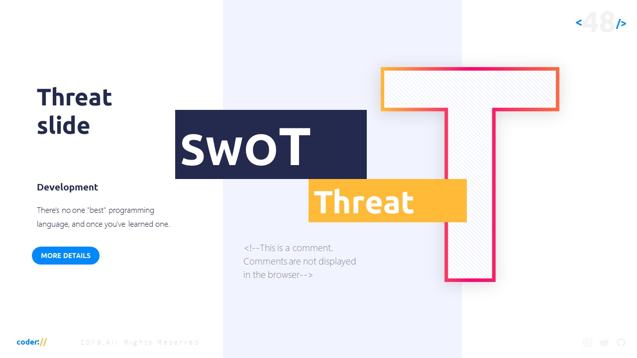 Coder Programming PowerPoint Presentation Template, Presentation Templates