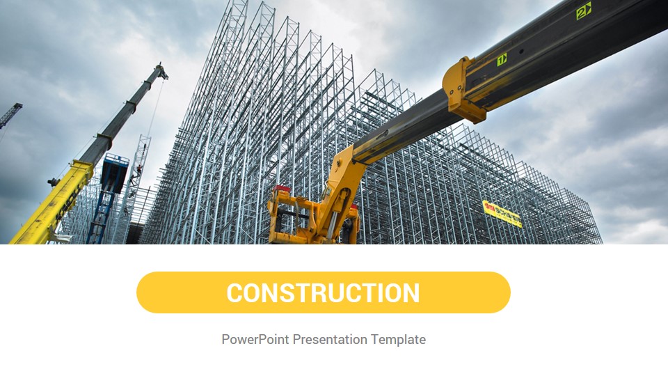 Construction Keynote Presentation Template, Presentation Templates