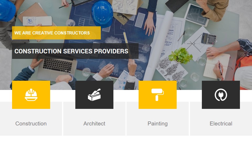 Construction Keynote Presentation Template, Presentation Templates