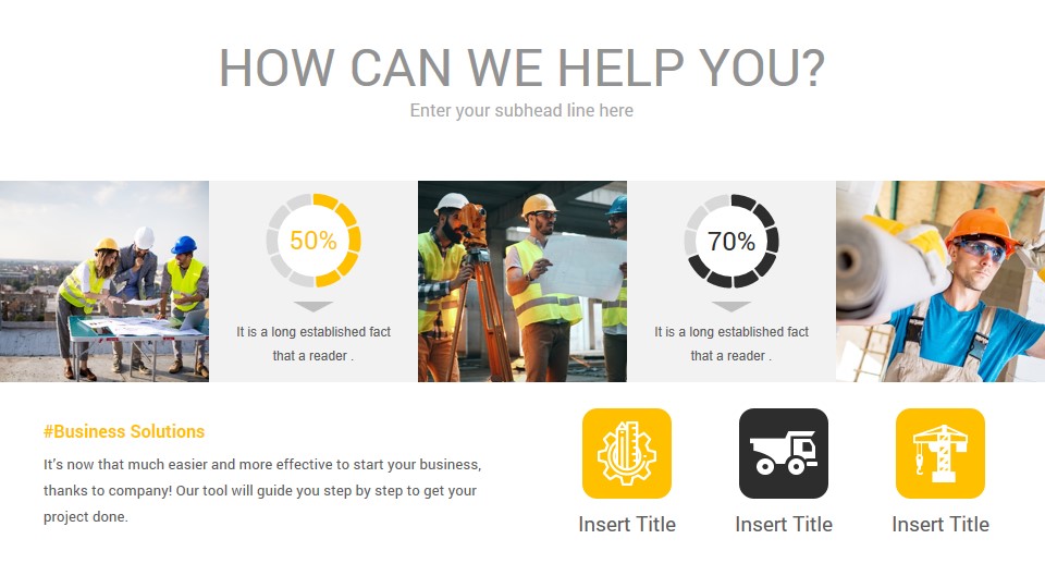 Construction Keynote Presentation Template, Presentation Templates