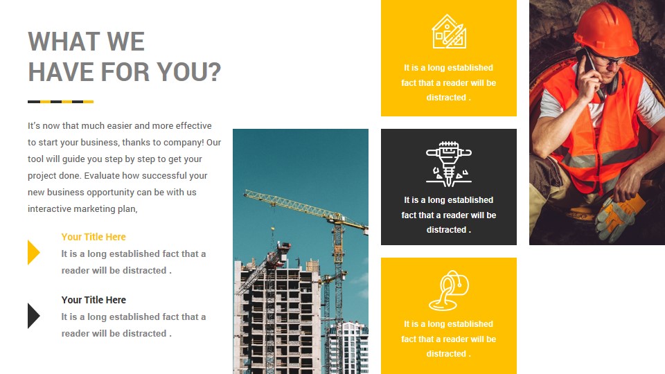 Construction Keynote Presentation Template, Presentation Templates