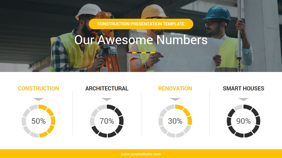 Construction Keynote Presentation Template, Presentation Templates