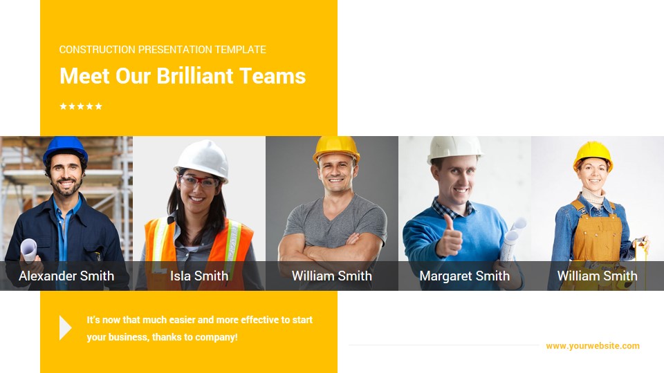 Construction Keynote Presentation Template, Presentation Templates