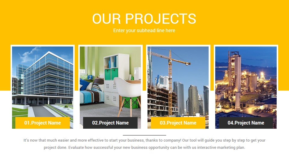Construction Keynote Presentation Template, Presentation Templates
