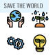 Save the world, Icons | GraphicRiver