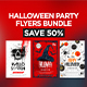 Halloween Flyer Bundle, Print Templates | GraphicRiver