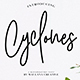 Cyclones Signature Brush Font, Fonts | GraphicRiver