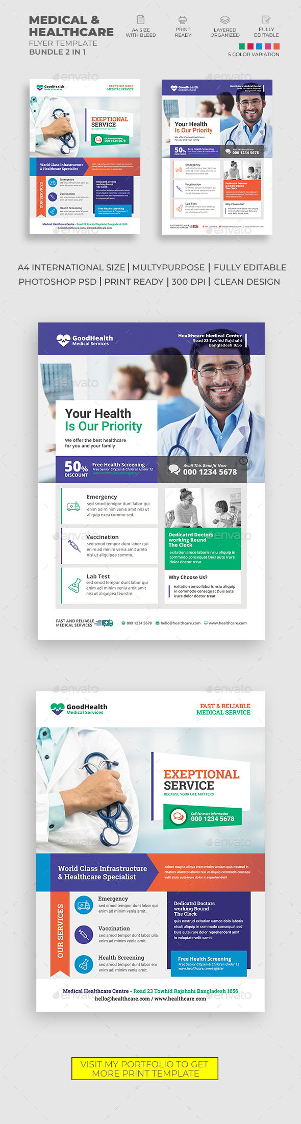 Medical Flyer by Towhid23 | GraphicRiver