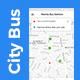 2 App UI Kit | City Bus Tracking App UI Kit | Bus Driver App UI | Bus ...